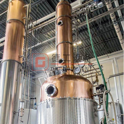 Industrial distillery equipment with steam capacity 300-2500liter ...