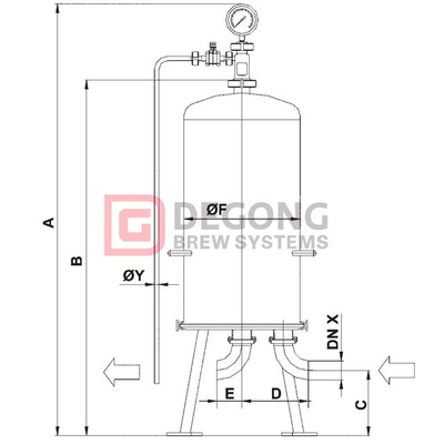 Stainless steel Sanitary bag filter brewing filters for beer,wine ...
