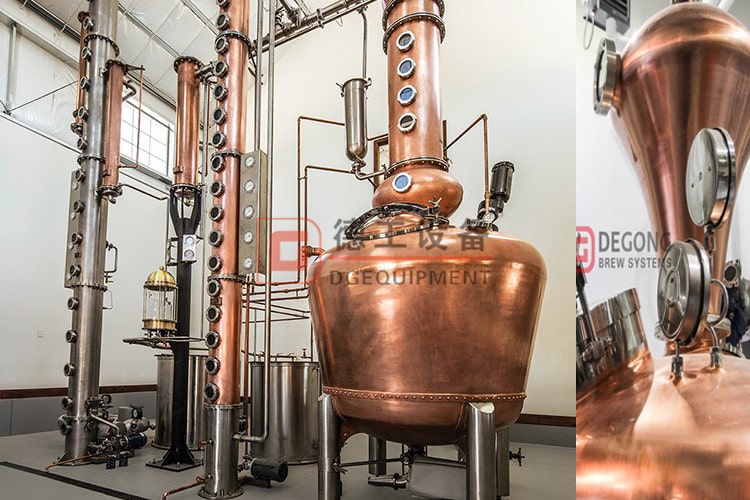 500L Alcohol Distillation equipment industrial distillation column ...