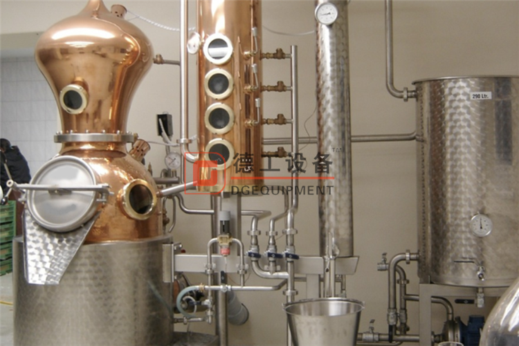 500L Alcohol Distillation equipment industrial distillation column ...